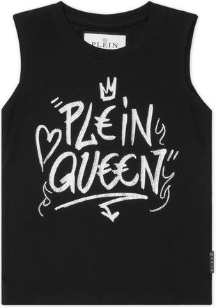 Philipp Plein Sleeveless T-Shirt Sexy Pure Crystal