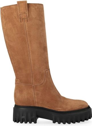 Hogan Femme, Chaussures, Brun, Taille: 41 EU Botte Élégante