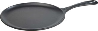 Victoria Grillpfanne Emaillierte Gusseisen Comal Pizza-Pfanne 26,6cm, Omeletts, Induktion, Feuer, Grill, Ofen, Glaskeramik, Gas, Ohne Schadstoffe und PTFE