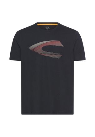 Camel Active T-Shirt CAMEL ACTIVE, Herren, Gr. 4XL, schwarz navy, Jersey, Obermaterial: 100% Baumwolle, bedruckt, regular fit normal, Rundhals, Shirts T-Shirt, aus