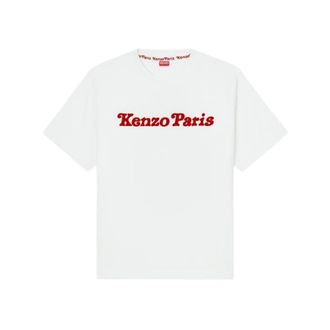 Kenzo Homme, Tops, Blanc, Taille: M T-shirts et Polos Blancs Oversize Manche Courte