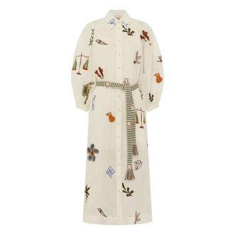 Alemais Robe Mina Brod&eacute;e Al&eacute;mais