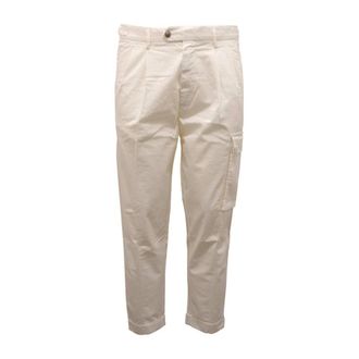 Officina36 Wei&szlig;e Modell-Hose - - Trousers - Herren - Wei&szlig; - L