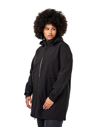 Zizzi Damen Große Größen Jacke Softshell Kapuze Gr Gr XXXL Black
