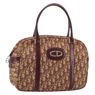 Dior Pre-owned Trotter Canvas Handtasche - - Pre-owned - Damen - Rot - ONE SIZE