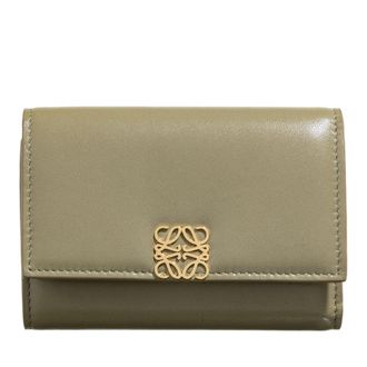 Loewe Portemonnaie - Anagram Puffer Vertical - Gr. unisize - in Grün - für Damen