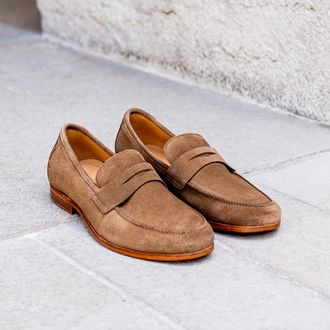 Bexley Dervio - Mocassin homme taupe