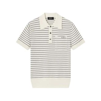 A.P.C. A.p.c. - Polo Aline - Femme - Tops - Beige - Taille: 38 FR