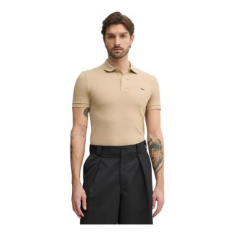 Lacoste Polo L.12.12 Coupe Ajust&eacute;e - Homme - Tops - Beige - Taille: 2XL