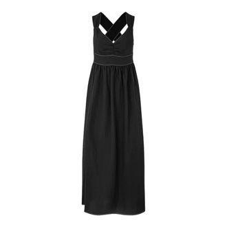Notes du Nord Maxi-Kleid - - Dresses - Damen - Schwarzk - XL