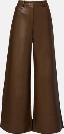 Norma Kamali Weite High-Rise-Hose Elephant