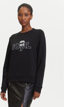 Karl Lagerfeld Sweatshirt A3W20056 Schwarz Regular Fit