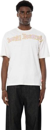 Diesel Homme, Tops, Blanc, Taille: XL T-Boxt Front Print Tee