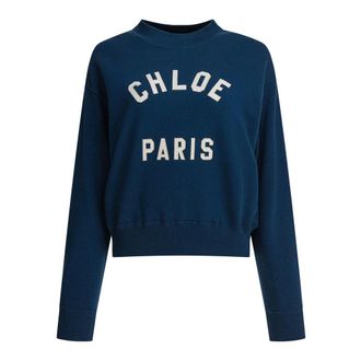 Chloé Damen, Sweatshirts & Hoodies, Blau, XSGröße