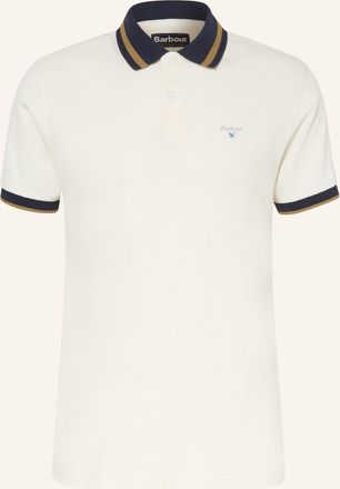 Barbour Piqu&eacute;-Poloshirt Anthorn weiss