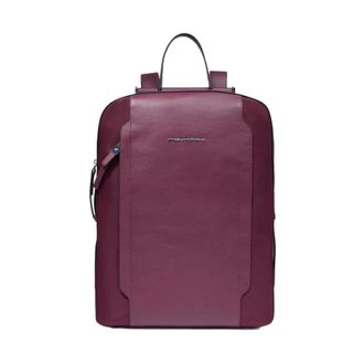 Piquadro Femme, Sacs, Rouge, Taille: ONE Size Sac &agrave; dos femme pour ordinateur et iPad avec protections antichoc et Rfid