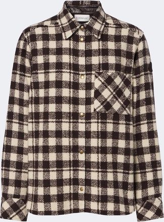 Moncler Hemdjacke aus einem Wollgemisch