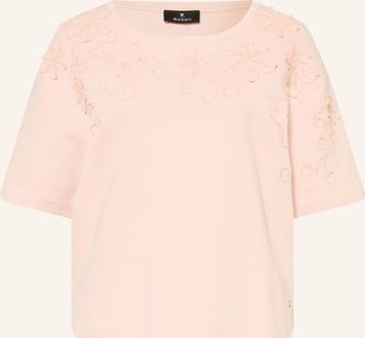 Monari Monari Sweatshirt Mit Schmuckperlen orange