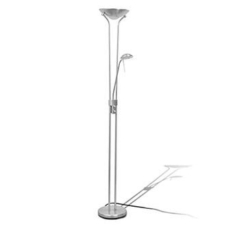 vidaXL Lampadaire à LED à Eclairage Réglable Lampe sur Pied Vasque Sol Salon