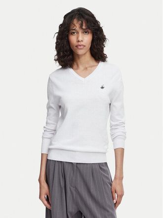 Beverly Hills Polo Club Pullover P-SS26W-M536563 Wei&szlig; Regular Fit