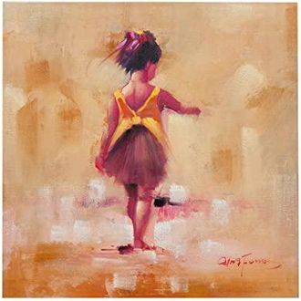 Biscottini International INTERNATIONAL ART TRADING Kekse Bild auf Leinwand 62 x 62 cm | Bild Wohnzimmer Ölgemälde | Büro- und Zuhause Gemälde