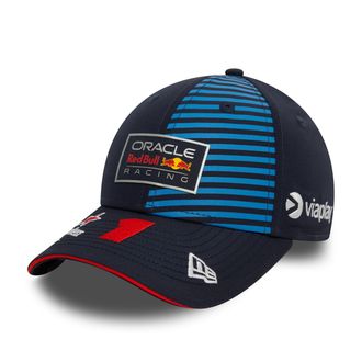 New Era Red Bull Racing Formel 1 Team - Offizieller F1-Merchandise-Artikel 9FORTY Baseballkappe - Jugend, Kinder, Max Verstappen, blau, Einheitsgr&ouml;&szlig;e