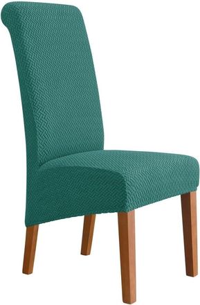 Generic Stretch Bezug Universell Für Esszimmerstühle, Fleece & Jacquard Stuhlhussen Abnehmbar & Waschbar Für Hochstuhl, Clubsessel, Bankett & Hochzeitsdeko(Da