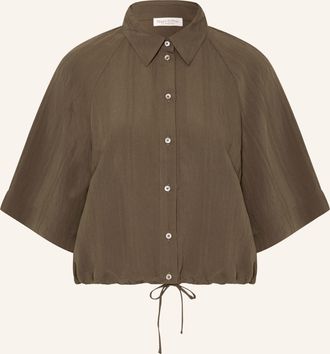 Marc O'Polo Marc Opolo Hemdbluse braun