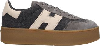 Hogan Damen, Schuhe, Grau, 39 1/2 EUGr&ouml;&szlig;e
