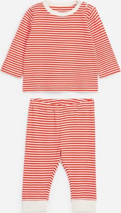 Arket Jersey Pyjama Set -Rot