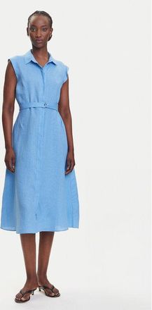 Marella Hemdkleid Rodesia 2515221262 Himmelblau Regular Fit