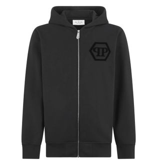 Philipp Plein Sweatjacke mit Kapuze Hexagon - Homme - Sweatshirts et sweats &agrave; capuche - Noir - Taille: 2XL