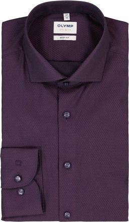 Olymp Herren Hemd violett EL