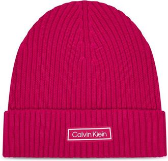 Calvin Klein Mütze Patch Chunky LV04D8053G Rosa