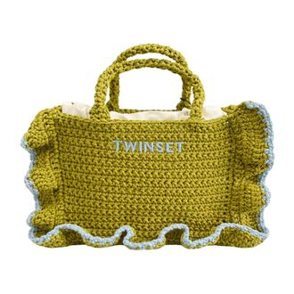 Twinset Femme, Sacs, Vert, Taille: ONE Size Compact Minibag LaCorolle