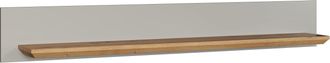 Trendteam Landside - Wandboard - Hellgrau/Eiche - Wandregal mit 1 Ablage - (BxHxT) 153 x 22 x 22 cm - Landhausstil