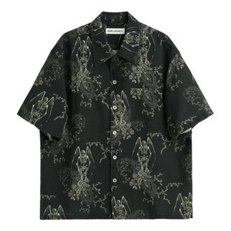 Our Legacy Every Shirt Shortsleeve - - Shirts - Herren - Gr&uuml;n - L