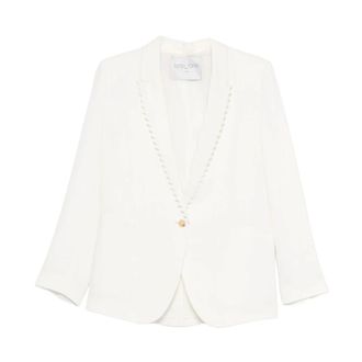 Forte_Forte Femme, Vestes, Blanc, Taille: 36 FR My Jacket Crystal