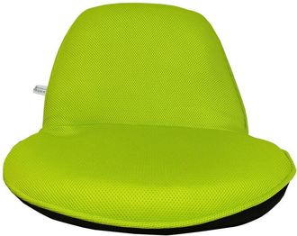 Mobili Rebecca Rebecca Mobili Fauteuil de méditation Chaise de yoga Rembourrée Pliable en Tissu Vert