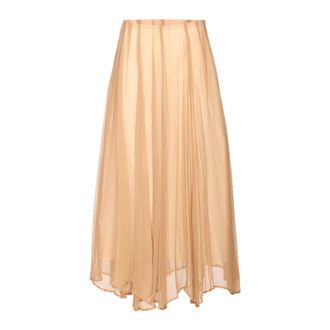 Erika Cavallini Semi Couture Femme, Jupes, Beige, Taille: 34 FR Gonna Clair