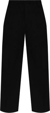Maison Kitsuné pantalon de jogging à patch logo - Noir