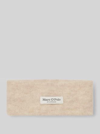 Marc O'Polo Stirnband aus Wolle mit Label-Patch