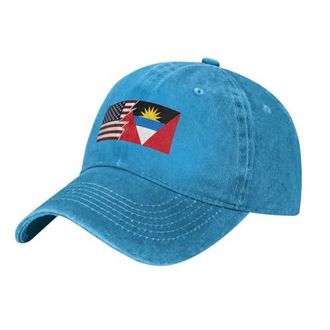 Generic Drapeaux Am&eacute;ricains Et Portugais De Style D&eacute;chir&eacute; Homme Femme Casquette De Baseball Anti UV Hip-Hop Cap Anti-Soleil Trucker Caps pour Voyage Golf Spor