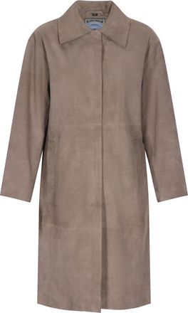Dreimaster Dreimaster Mantel Frauen taupe grau