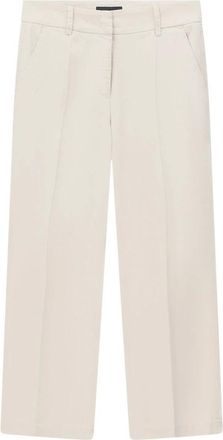 Cambio Femme, Pantalons, Beige, Taille: 44 FR Pantalon Droit 7/8