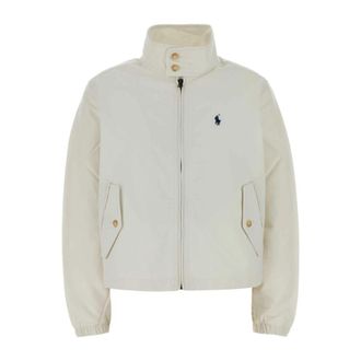 Polo Ralph Lauren Cotton Canvas Jacket - - Jackets - Damen - Wei&szlig; - L