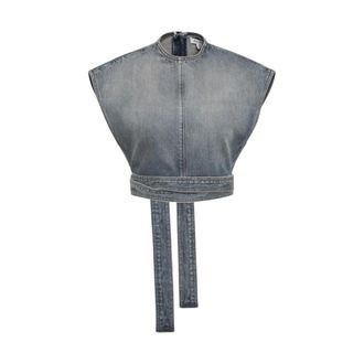Alaia Femme, Tops, Bleu, Taille: 36 FR Top