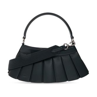 Lacoste Lenglen Leder Handtasche - - Bags - Damen - Gr&uuml;n - ONE SIZE