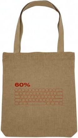 Fabulous Sac Shopping Tote Bag Aspect Lin - MKB 60 Mechanical Keyboard Keycaps Geek Techy Mech Keys Computer - Sac de Courses Toile Epaisse 360g Beige Naturel 