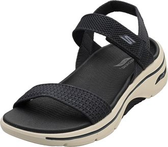 Skechers Damen Go Walk Arch Fit 2.0 Annie Sandale, Navy Textile, 37 EU